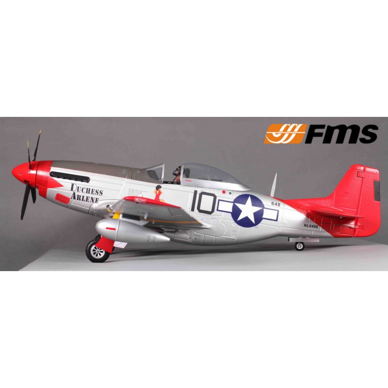 Plane 1400mm P51 Red Tail (V8) PNP kit - Beez2B